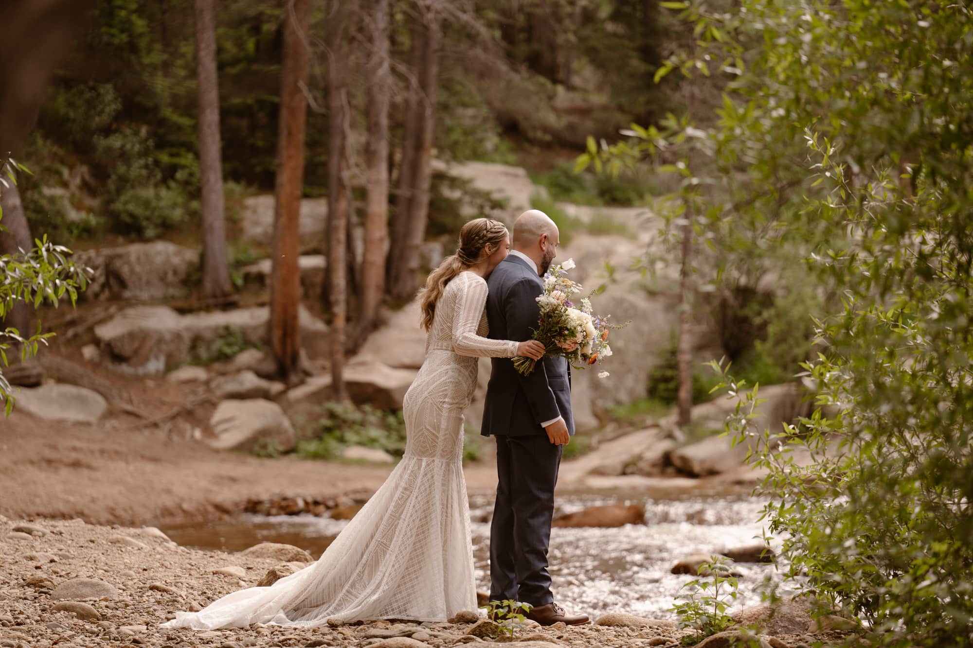 June Colorado Elopement with Spring Aesthetic