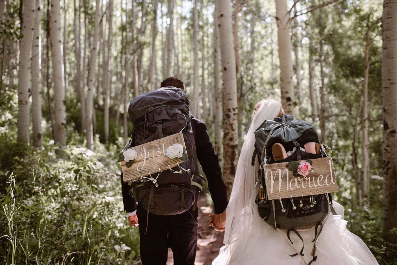 Maroon Bells Amphitheater Wedding with a Sunrise Hike