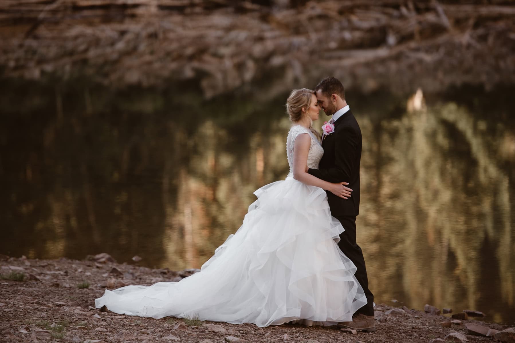 Maroon Bells Amphitheater Wedding with a Sunrise Hike